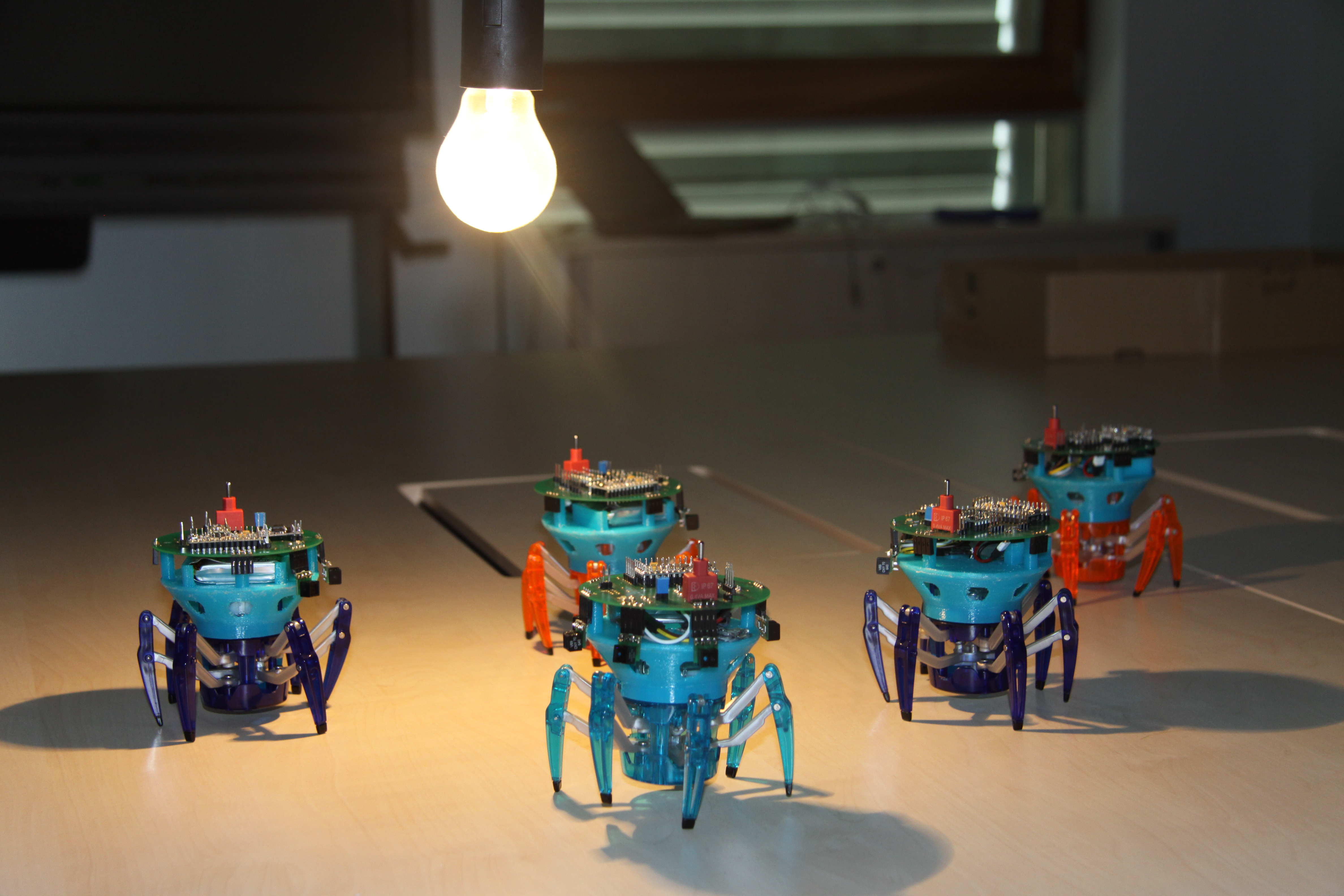 The Spiderino Swarm Robot – Networked and Embedded Systems